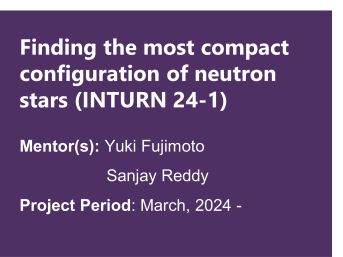 INT Undergraduate Research Network program | Institute for Nuclear ...